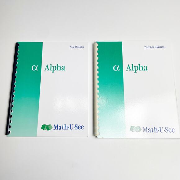 Math U See | Other | Math U See Alpha Test Booklet Teacher Manual ...